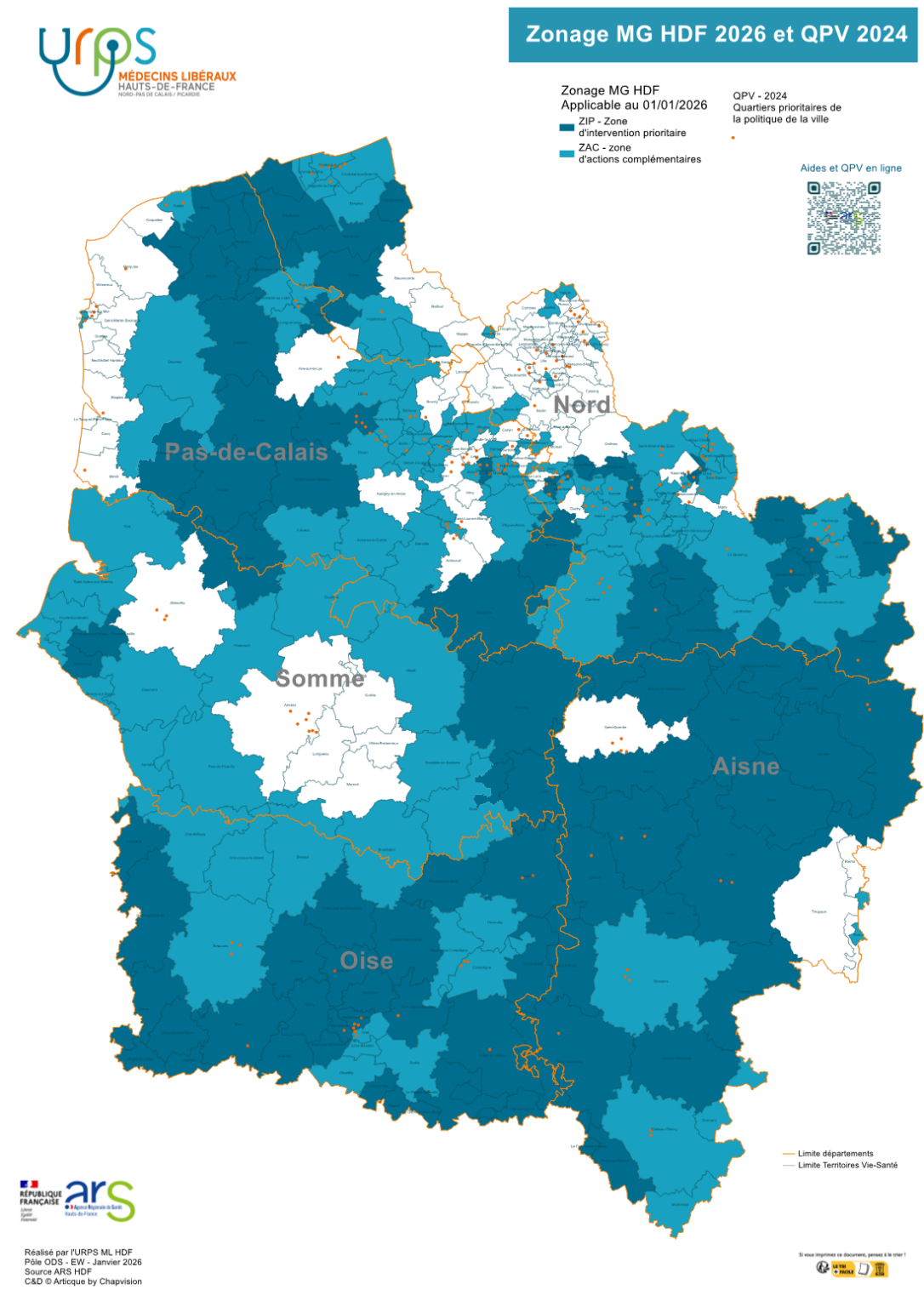 Zonage Hauts-de-France | URPS ML HDF